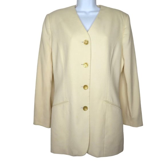 The Limited | Jackets & Coats | The Limited Wool 4 Button Fitted Blazer ...